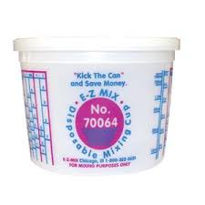 E-Z MIX Plastic Mixing Cups (2 Quart)
