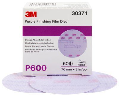 3M Hookit Purple Finishing Film Disc 3 in