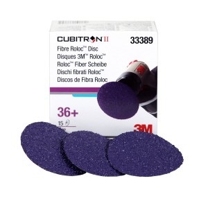 3M Cubitron II Fibre Roloc Disc 3 inch 36 grit 33389